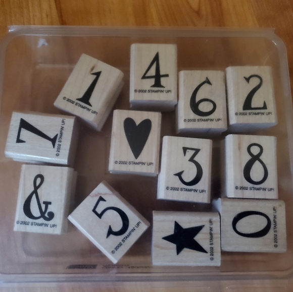 Stampin' Up! | Art | Stampin Up Quirky Alphabet Numbers Set | Poshmark